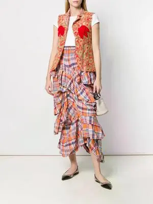 Comme Des Garçons Embroidered Waistcoat