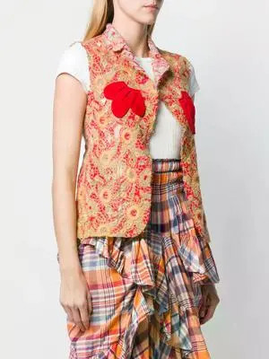 Comme Des Garçons Embroidered Waistcoat