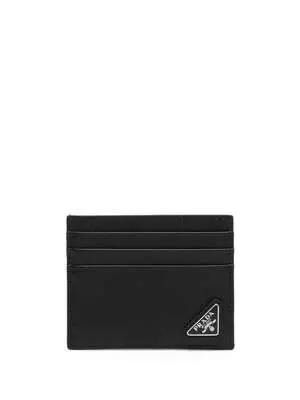 Prada Triangle-logo Leather Cardholder