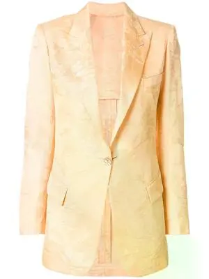JEAN PAUL GAULTIER Floral Jacquard Blazer - Pink