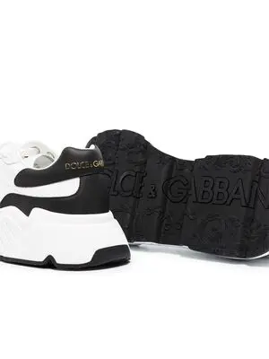 Dolce & Gabbana Daymaster Leather Sneakers - White