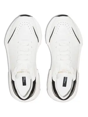 Dolce & Gabbana Daymaster Leather Sneakers - White