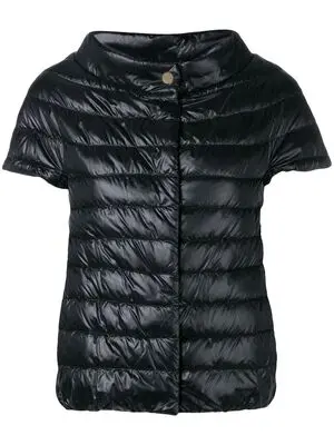 Herno Short-sleeved Down Jacket - Black
