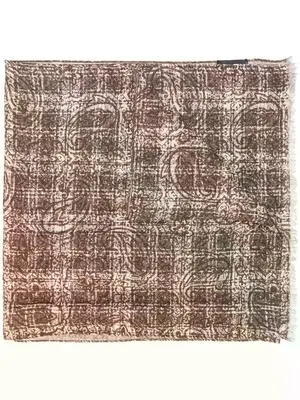 DELL'OGLIO Checked Scarf