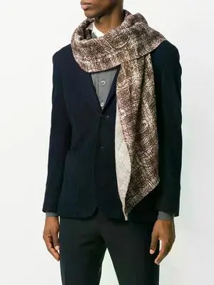 DELL'OGLIO Checked Scarf