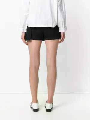 Comme Des Garçons Cross Stud Overlapping Shorts