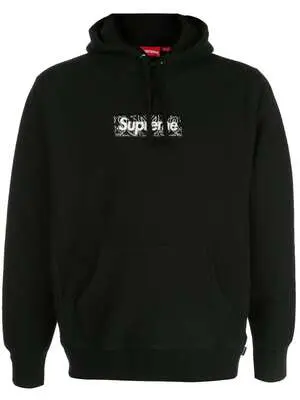 Supreme Bandana Box Logo Hoodie - Black