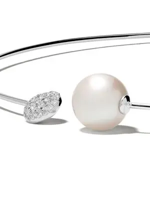 Yoko London 18kt White Gold Freshwater Pearl And Diamond Necklace