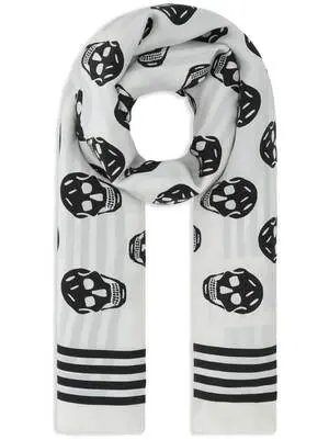 Alexander McQueen Skull-print Silk Scarf
