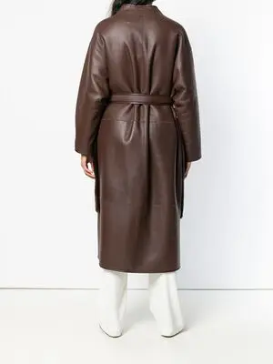 THE ROW Belted Mid-length Coat