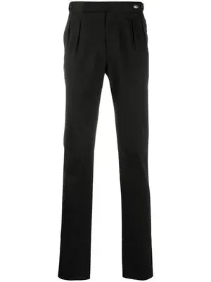 Tagliatore Pleated Trousers With Side Fastening
