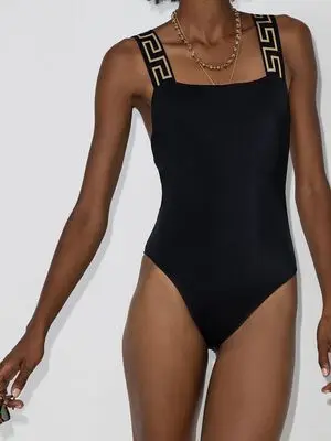 Versace Greca Border One-piece Swimsuit