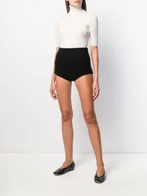 Cashmere In Love Mimie Knitted Knicker Shorts - Black