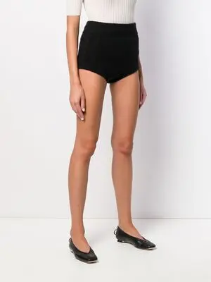 Cashmere In Love Mimie Knitted Knicker Shorts - Black
