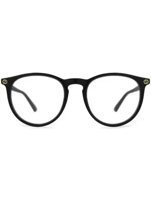 Gucci Round Frame Glasses - Black