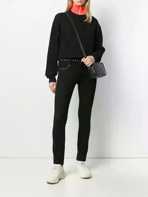 Versace Stud-detail Skinny Trousers