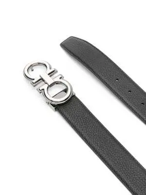 FERRAGAMO Reversible Gancio Buckle Belt