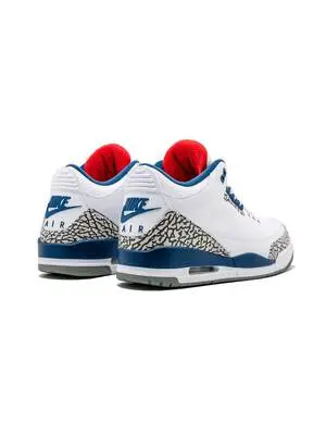 JORDAN Air 3 Retro Og True Blue Sneakers - White