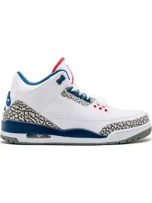 JORDAN Air 3 Retro Og True Blue Sneakers - White