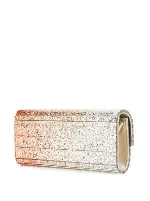 JIMMY CHOO Sweetie Glitter Clutch - Gold