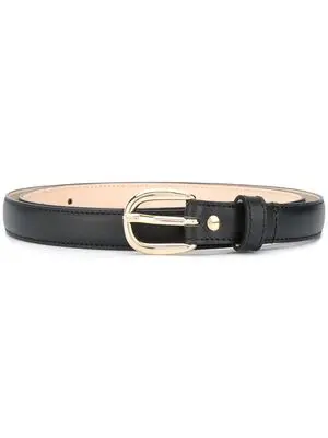 A.p.c. Rosette Leather Belt - Black