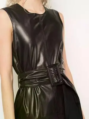 Brunello Cucinelli Textured Belted Maxi Dress