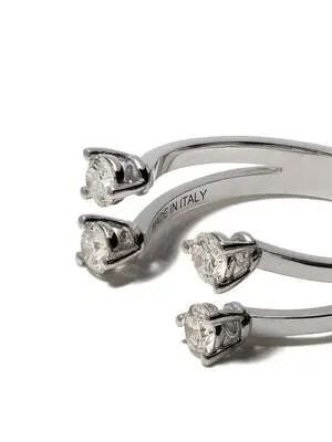 Delfina Delettrez Dots Diamond Ring - Silver