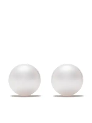 TASAKI 18kt Akoya Pearl Stud Earrings - White