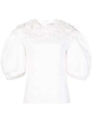 Carolina Herrera Straight Hem Blouses
