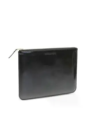 Comme Des Garçons Leather Clutch - Black