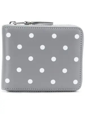 Comme Des Garçons Zip Around Wallet - Grey