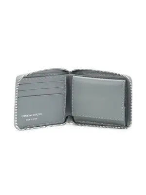 Comme Des Garçons Zip Around Wallet - Grey