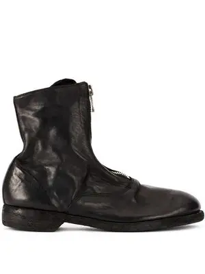 Guidi Soft Zip Front Ankle Boots
