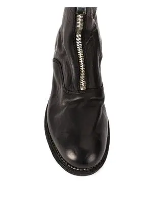 Guidi Soft Zip Front Ankle Boots