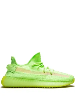 ADIDAS X YEEZY Boost 350 V2 Glow In The Dark Sneakers - Green