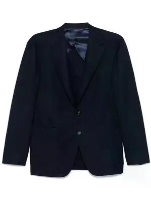 Canali Fitted Fine Knit Blazer