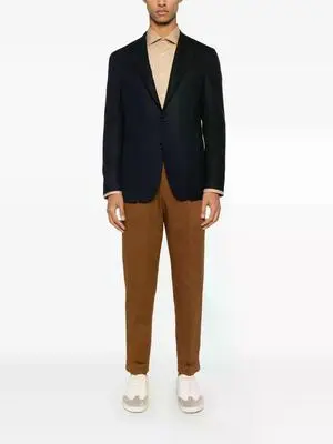 Canali Fitted Fine Knit Blazer