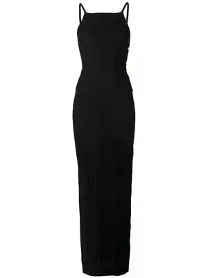Balmain Knit Maxi Dress With Slit