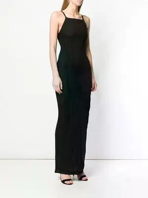 Balmain Knit Maxi Dress With Slit