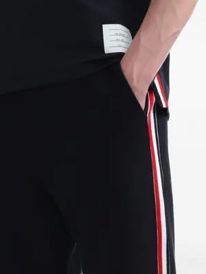 Thom Browne Classic Loopback Stripe Sweatpants - Blue