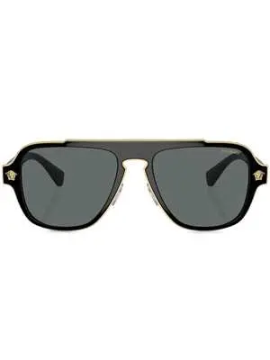 Versace Aviator-frame Sunglasses - Black