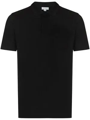 Sunspel Riviera Polo Shirt - Black