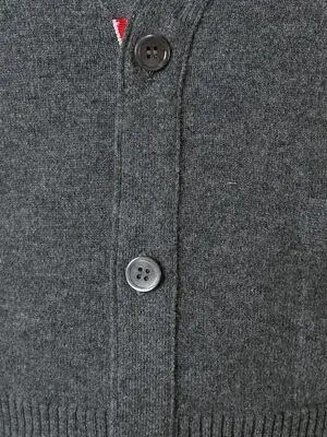 Thom Browne Sleeveless Cardigan - Grey