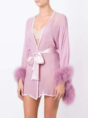 GILDA & PEARL Diana Sheer Silk Robe