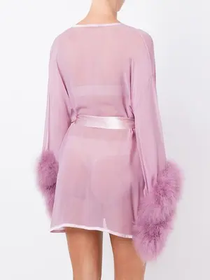GILDA & PEARL Diana Sheer Silk Robe