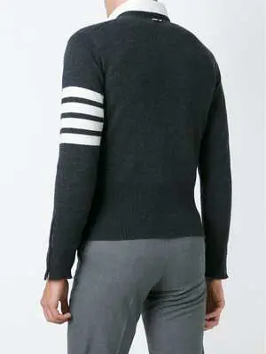Thom Browne 4-bar Cashmere Cardigan - Grey