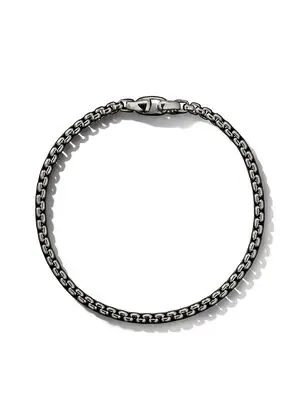 David Yurman Sterling Box Chain Bracelet - Silver