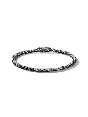David Yurman Sterling Box Chain Bracelet - Silver