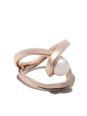 TASAKI 18kt Rose Gold Atelier Aurora Akoya Pearl Ring - Pink