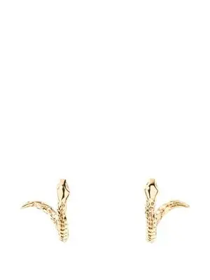 AURÉLIE BIDERMANN Snake Hoop Earrings - Metallic